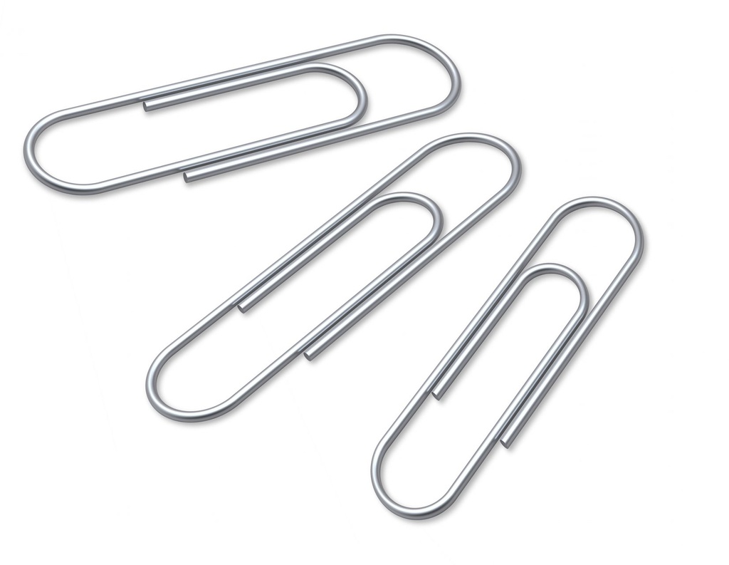 Clips metalizados 28mm caja x 100 | Wiki